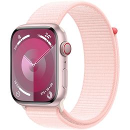 Apple Smartwatch »Watch Series 9 Aluminium« (4, 5 cm / 1, 77 ′′) Watch OS 10 Rosa
