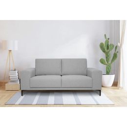 OTTO home 2-Sitzer &raquo;Xander&laquo; Breite 164 cm, Webstoff, Soft-Touch Chenille, schwarze Metallf&uuml;&szlig;e grau 68% polypropylene, 32% polyester