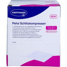 Paul Hartmann AG Peha Schlitzkompressen 7,5x7,5 cm steril 8fach 50X2 St
