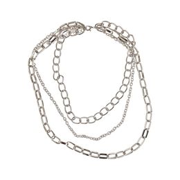 Urban Classics Edelstahlkette »Unisex Classic Layering Necklace« silver onesize Stilvolle Halsketten für jeden Anlass