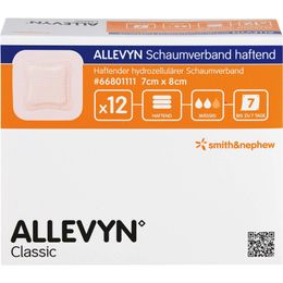 EurimPharm Arzneimittel Allevyn Schaumverband 7x8 cm haftend 12 St