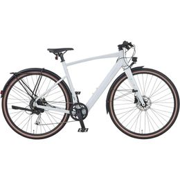 Prophete »Urbanicer 2.9« 9 Gang Shimano Alivio Schaltwerk Kettenschaltung Heckmotor 250 W Pedelec, Elektrofahrrad für Herren grau