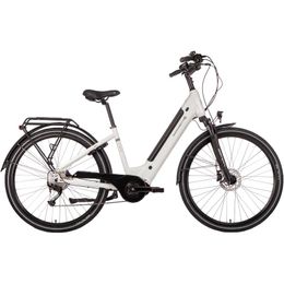 Saxonette Damen SAXONETTE &raquo;E-Bike Cityrad Deluxe Sport (Wave)&laquo; 9 Gang Shimano Alivio Schaltwerk Kettenschaltung Mittelmotor 250 W Packung, (mit integr