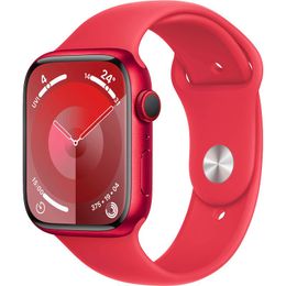 Apple Smartwatch »Watch Series 9 Aluminium« (4, 5 cm / 1, 77 ′′) Watch OS 10 Rot