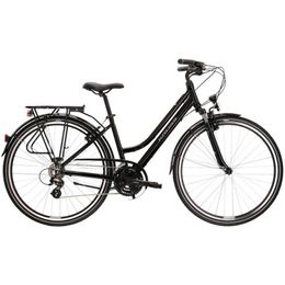Trekkingrad &raquo;KROSS Trekkingrad Trans 1.0 28" schwarz&laquo; 21 Gang Shimano ALTUS M310 Schaltwerk Kettenschaltung schwarz Trekkingrad