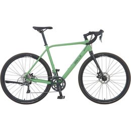 Prophete Gravelbike &raquo;Prohete Graveler&laquo; 16 Gang Shimano Claris Schaltwerk Kettenschaltung gr&uuml;n