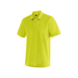 Maier Sports Funktionsshirt »Ulrich«, Herren Poloshirt, kurzarm Freizeit-Shirt mit Hemdkragen, Reg. Fit hellgelb M M Bequemes Poloshirt mit...