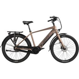 Adore »CX-290« 8 Gang Shimano Nexus Schaltwerk Nabenschaltung Mittelmotor 250 W Pedelec, Elektrofahrrad für Damen u. Herren Bronze matt+Bronze matt