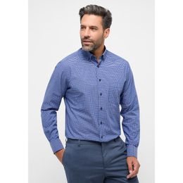 Eterna Damen Langarmhemd &raquo;MODERN FIT&laquo; NON IRON (b&uuml;gelfrei) blau 46, Normalgr&ouml;&szlig;en