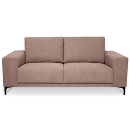 OTTO home 2-Sitzer &raquo;Xander&laquo; Breite 164 cm, Webstoff, Soft-Touch Chenille, schwarze Metallf&uuml;&szlig;e braun 90% PES, 10% NY