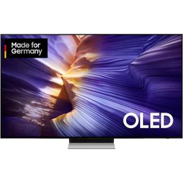 Samsung OLED-Fernseher »GQ77S91FAE« 194 cm/77 ′′ Smart-TV Graphitschwarz Entdecke mit dem LaserSlim Design die Faszination filigraner Formensprache,..