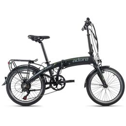 Adore »Cologne« 6 Gang Shimano Tourney Schaltwerk Kettenschaltung Heckmotor 250 W Pedelec, Elektrofahrrad für Damen u. Herren schwarz+schwarz