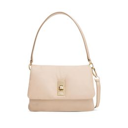 Tommy Hilfiger Schultertasche »SOFT LEATHER CONV CROSSOVER« beige