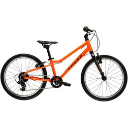 Kinderfahrrad &raquo;KROSS Kinderrad Lightweight Liftie 20" orange&laquo; 7 Gang Shimano TOURNEY TY200 Schaltwerk Kettenschaltung orange Kinderfahrrad