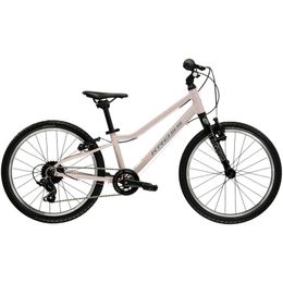 Kinderfahrrad &raquo;KROSS Kinderrad Lightweight Liftie 20" rosa&laquo; 7 Gang Shimano TOURNEY TY200 Schaltwerk Kettenschaltung rosa Kinderfahrrad