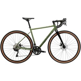 Gravelbike &raquo;KROSS Gravelbike Esker 4.0 28" gr&uuml;n&laquo; 20 Gang Shimano GRX RX400 Schaltwerk Kettenschaltung gr&uuml;n Gravelbike