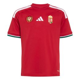 adidas Performance Funktionsshirt 'Hungary 26 Home Kids' Jungen Gr&ouml;&szlig;e 128 senf / knallrot / wei&szlig;