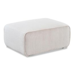 Home Affaire Polsterhocker &raquo;Noord 92/66 cm&laquo; mit Kedernaht, sch&ouml;ne Serienerg&auml;nzung beige 92% PES; 8% Nylon