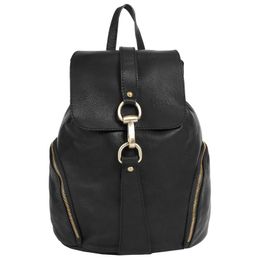 FORTY° FORTY° Cityrucksack echt Leder, Made in Italy schwarz B/H/T: 33 cm x 28 cm x 17 cm B/H/T: 33 cm x 28 cm x 17 cm Höhe 33 cm x Breite 28 cm x Tiefe...