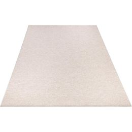 Paco Home Teppich &raquo;Barcelona 610&laquo; rechteckig 8 mm H&ouml;he Kurzflor, meliert, strapazierf&auml;hige Qualit&auml;t, Wohnzimmer beige Polypropylen (PP)