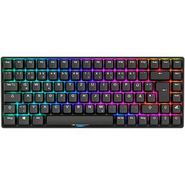Sharkoon Tastatur &raquo;SGK50 S3&laquo; (Fn-Tasten Gaming-Modus Licht-Bewegungs-Sensor Makrotasten Profil-Speicher USB-Anschluss)