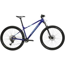 KROSS Mountainbike »MTB Hardtail Level 5.0 29" blau 11 Gänge« 11 Gang Shimano CUES U6000 Schaltwerk Kettenschaltung blau+schwarz