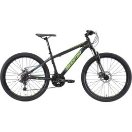 Bikestar Mountainbike 21 Gang Shimano RD-TY300 Schaltwerk Kettenschaltung für Damen und Herren, Kettenschaltung schwarz