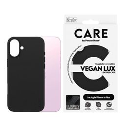 CARE BY PANZERGLASS Handyhülle »MagSafe Compatible Vegan Lux Leather Case für iPhone 16 Plus« Apple iPhone 16 Plus Backcover, Schutzhülle,...