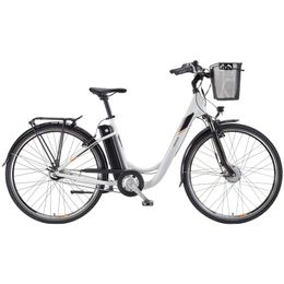 Telefunken Damen &raquo;Multitalent RC840&laquo; 7 Gang Shimano Nexus Schaltwerk Frontmotor 250 W Pedelec, Elektrofahrrad f&uuml;r Damen u. Herren wei&szlig;