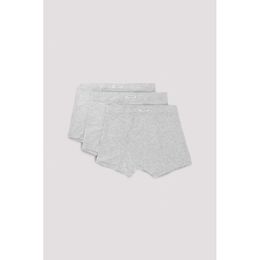YSABEL MORA Boxershorts »BASIC COLLECTION COTTON« 3er Pack, mit praktischem Eingriff im Schritt mottled grey XL XL Herrenslip von YSABEL MORA