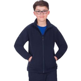 TRIGEMA Fleecejacke &raquo;Fleecejacke&laquo; 1 Stk. tlg. navy 128 128 Fleece-Qualit&auml;t, innen und au&szlig;en angeraut