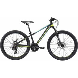 Bikestar Mountainbike 21 Gang Shimano RD-TY300 Schaltwerk Kettenschaltung für Damen und Herren, Kettenschaltung schwarz