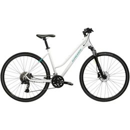 Crossrad &raquo;KROSS Crossbike Evado 7.0 28" wei&szlig; 20 G&auml;nge&laquo; 20 Gang Shimano Cues U6000 Schaltwerk Kettenschaltung wei&szlig; Crossrad