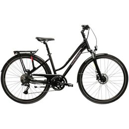 KROSS Trekkingrad &raquo;Trekkingrad Trans 7.0 schwarz 20 G&auml;nge&laquo; 20 Gang Shimano CUES U6020 Schaltwerk Kettenschaltung schwarz+schwarz