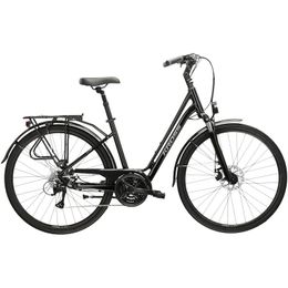 Cityrad &raquo;KROSS Citybike Sentio 3.0 schwarz 24 G&auml;nge&laquo; 24 Gang Shimano ACERA M3020 Schaltwerk Kettenschaltung schwarz Cityrad
