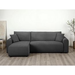 OTTO HOME Ecksofa »JONAA, 241cm, L-Form, Schlafsofa, Boxspringfederung, Cord u. Struktur« 133/200cm, Recamiere links/rechts, Bettkasten, Cord u....