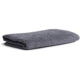 M&ouml;ve Badetuch &raquo;Superwuschel&laquo; Badetuch mit Bord&uuml;re, 100% Premium Cotton Baumwolle, einfarbig, weich grau Walkfrottee, Baumwolle