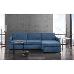 Home Affaire Schlafsofa »GOLDPOINT Ecksofa 264 cm, Liegefläche (140/200cm), L-Form, « Bettfunktion, Bonell-Federkernmatratze und...