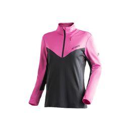 Maier Sports Rollkragenpullover &raquo;Evii&laquo; Damen Midlayer, warmes und schnelltrocknendes Fleece rosa 46 46 Kuscheliger Rollkragen-Pullover f&uuml;r...