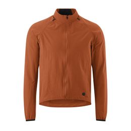 Gonso Fahrradjacke »LEGNO« Herren 2-in-1 Jacke, winddichte Radjacke mit Rückentasche, Windjacke erdrot M M Körpernahe Passform