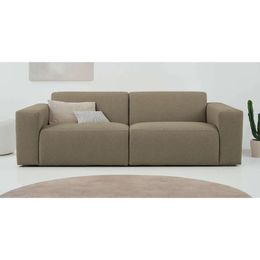 OTTO home 3-Sitzer &raquo;Koa, 228 cm, Modulsofa in Cord, Chenille, Struktur, Webstoff&laquo; Designsofa, weicher Lounge-Sitzkomfort, Welleunterfederung, 