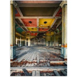 Artland Wandbild »Lost Place - Der letzte Tanz Tanzsaal« Gebäude 1 Stk. tlg. als Alubild, Outdoorbild, Poster in verschied. Größen Farbe Bild(er):...