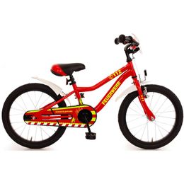 Bachtenkirch Kinderfahrrad &raquo;Feuerwehr&laquo; 1 Gang rot Kinderfahrrad