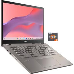 ASUS Chromebook »Plus CM3401FFA-LZ0146« 35, 56 cm / 14 ′′ AMD Ryzen 5 Radeon Graphics 512 GB SSD grau
