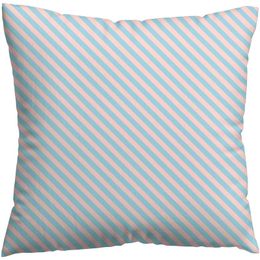 Schlafgut Kissenbezug &raquo;Woven Satin Fade&laquo; mit Farbverlauf bunt Mako-Satin, Obermaterial: 100% Baumwolle
