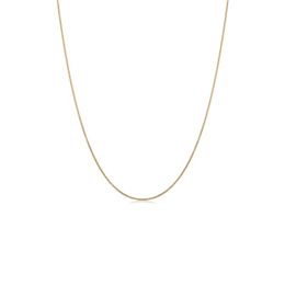 Elli Premium Kette ohne Anhänger »Basic-Kette 585 Gelbgold« Gold 45 Zarte Basic Panzerkette für Damen