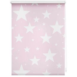 LICHTBLICK ORIGINAL Rollo »Klemmfix, ohne Bohren« verdunkelnd Blendschutz Sichtschutz Verdunkelung mit Bohren/ohne Bohren freihängend Rosa +...