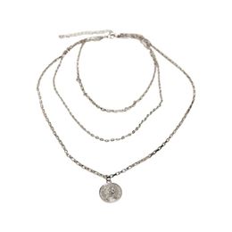 Urban Classics Edelstahlkette »Unisex Layering Amulet Necklace« silver onesize Stilvolle Halsketten für jeden Anlass