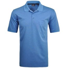 Ragman Herren Ragman Poloshirt blau Blacklist