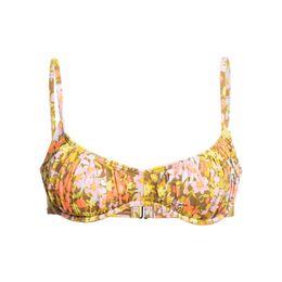 Billabong Triangel-Bikini-Top »Bring On The Bliss« Multi M - Cup B Cup B M Gerafftes Bralette-Bikinioberteil für Frauen